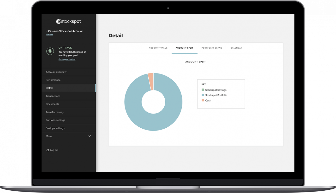 Using your investment dashboard | Stockspot