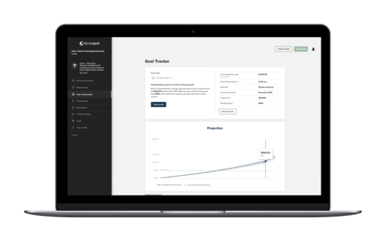 Using your investment dashboard | Stockspot